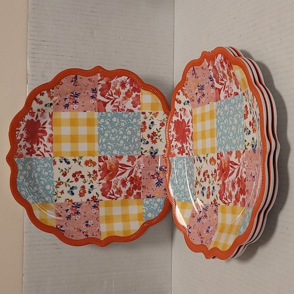 The Pioneer Woman | Dining | Nwt Set Of 4 Pioneer Woman Patchwork ...